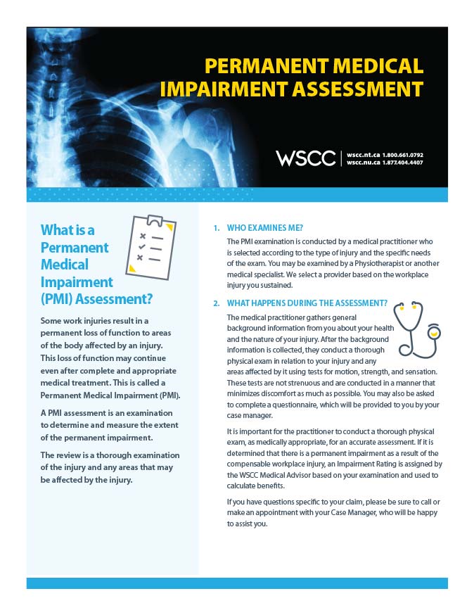What is a Permanent Medical Impairment (PMI) Assessment? | WSCC ...